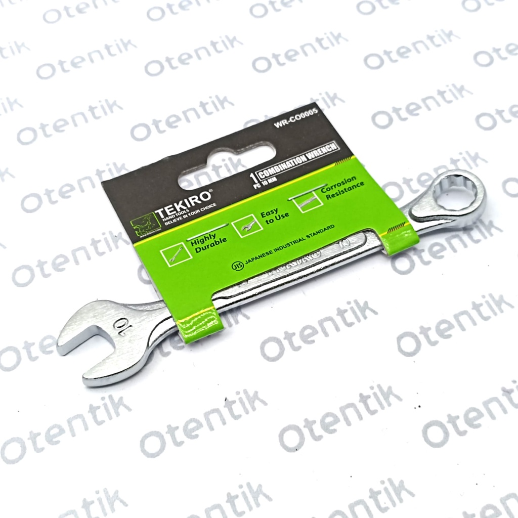 Jual TEKIRO COMBINATION WRENCH 10MM - KUNCI RING PAS TEKIRO 10 MM - RINGPAS - RING PASS ORIGINAL ...