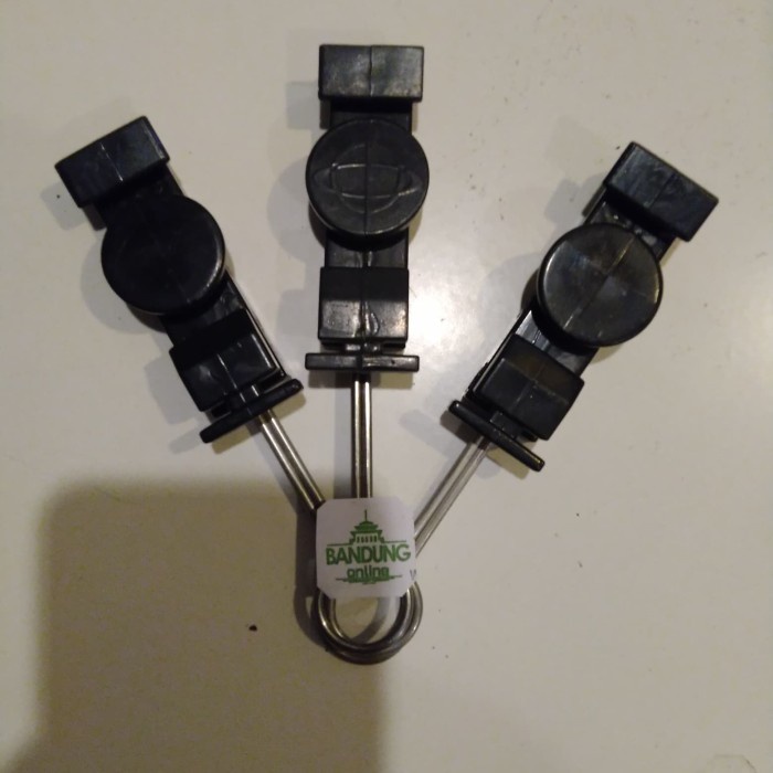Jual S-Clamp Pengait Kabel FO DW/Drop Core Fiber Optik FTTH Indonesia ...
