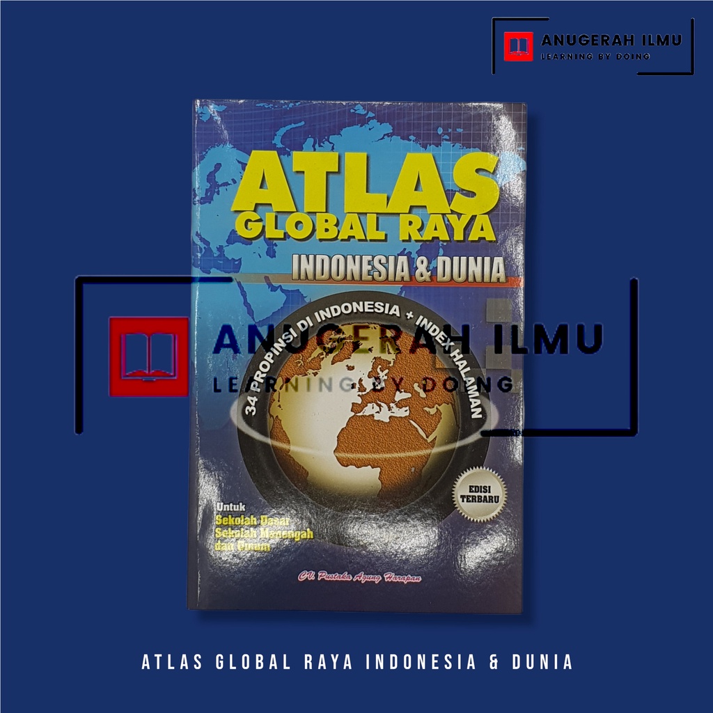 Jual Atlas Global Raya Indonesia dan Dunia 34 Propinsi Indonesia ...