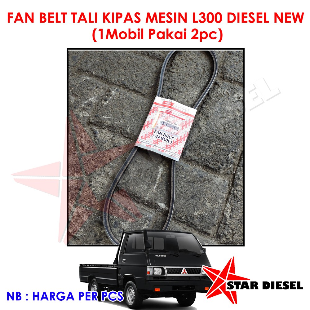 Jual TALI KIPAS NEW L300 DIESEL V BELT NEW L300 TALI KIPAS MESIN L300 BARU TALI BELT MESIN L300 ...