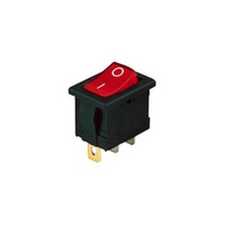 Jual BA-13 Switch Saklar 3 Pin ( 3 Kaki ) + Lampu LED Merah Rocker ...