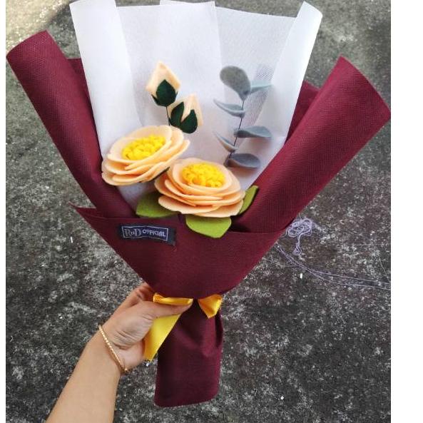 Jual Super Gembira BUKET BUNGA/BUKET BUNGA FLANEL/KADO WISUDA / KADO ...
