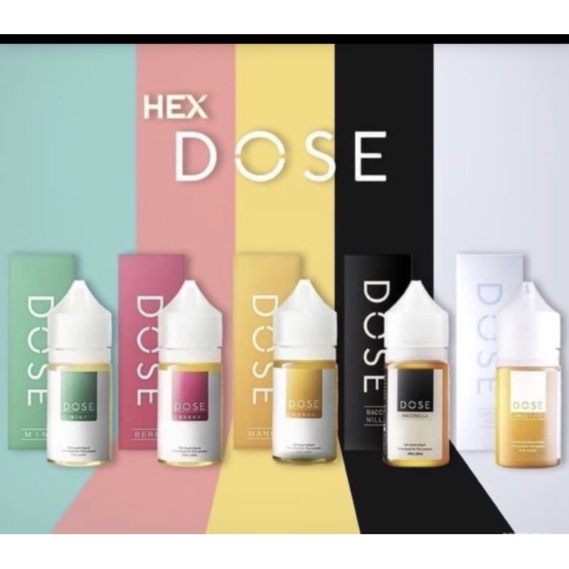 Jual liquid hex dose salt nic 40mg 30ml cukai | Shopee Indonesia