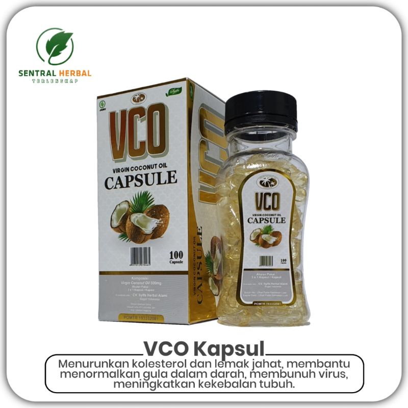 Jual VCO Virgin Coconut Oil Kapsul 100 Kapsul | Shopee Indonesia