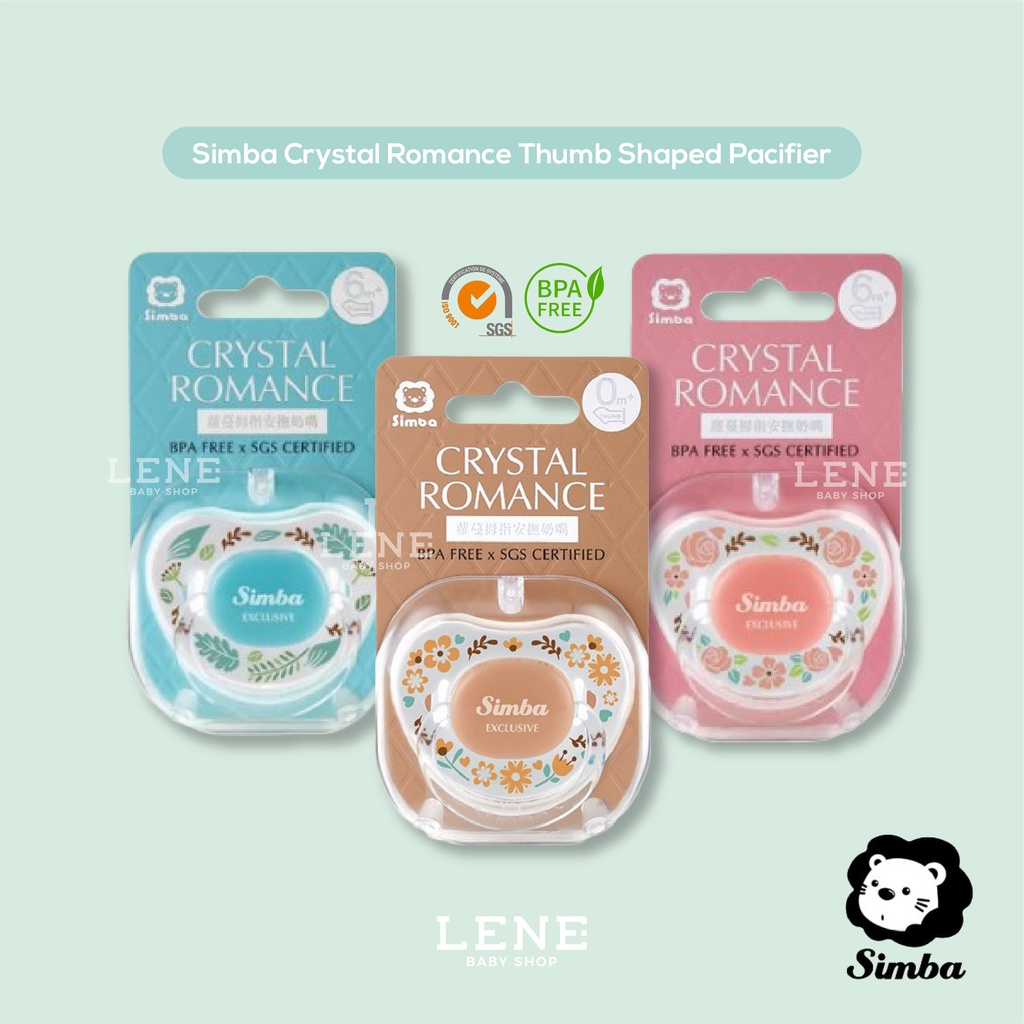 Jual Simba Crystal Romance Thumb Shaped Pacifier | Shopee Indonesia