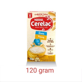 Jual Nestle Cerelac Box 120gr beras merah / lacang hijau / susu pisang ...
