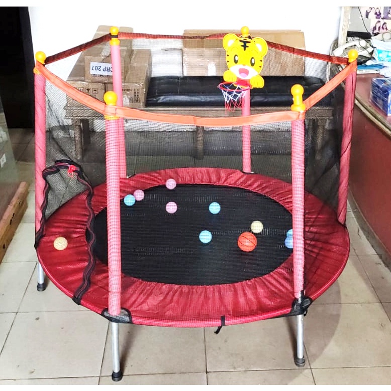 Jual TERMURAH & READY STOCK Trampolin Anak 55 inch Trampoline ...
