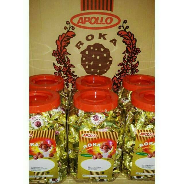Jual COKLAT ROKA APOLLO WAFERBALL TOPLES ISI 80 PCS Indonesia|Shopee ...