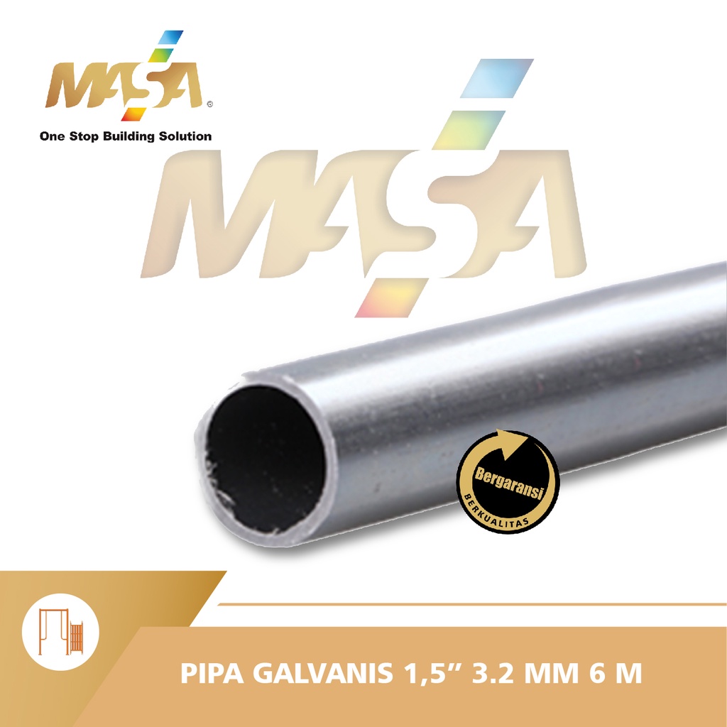 Jual PIPA GALVANIS 1.5'' 3.2MM 6M SCAFFOLDING STEGER PERANCAH ...