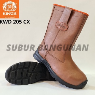 Jual Kings KWD 205 Cx Sepatu Safety Shoes King's Kwd 205 CX Brown ...