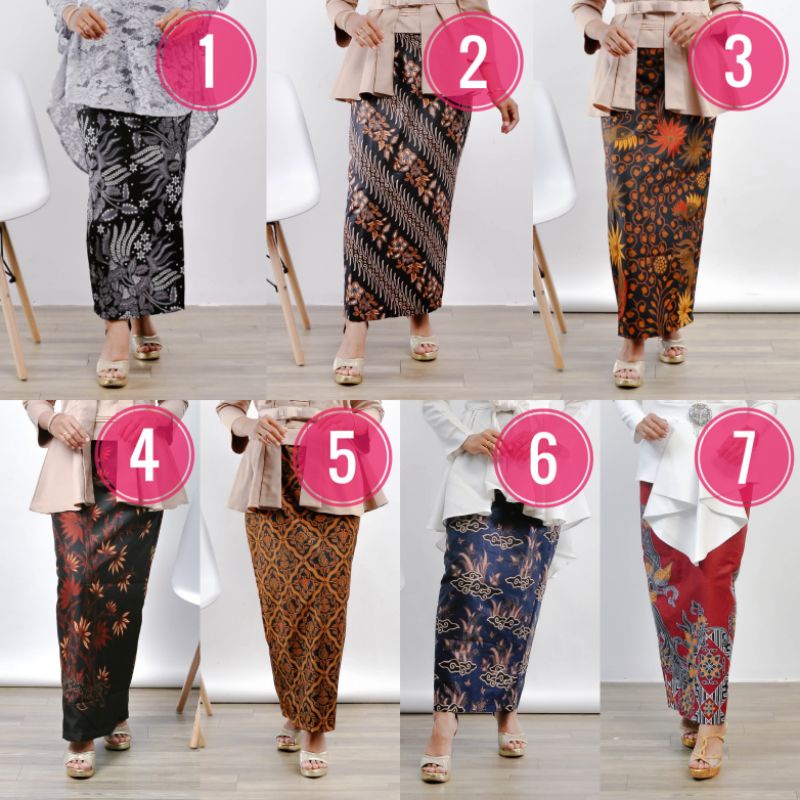 Jual ROK BATIK SPAN BAWAHAN KEBAYA Ukuran M-JUMBO//Rok Wisuda Rok ...