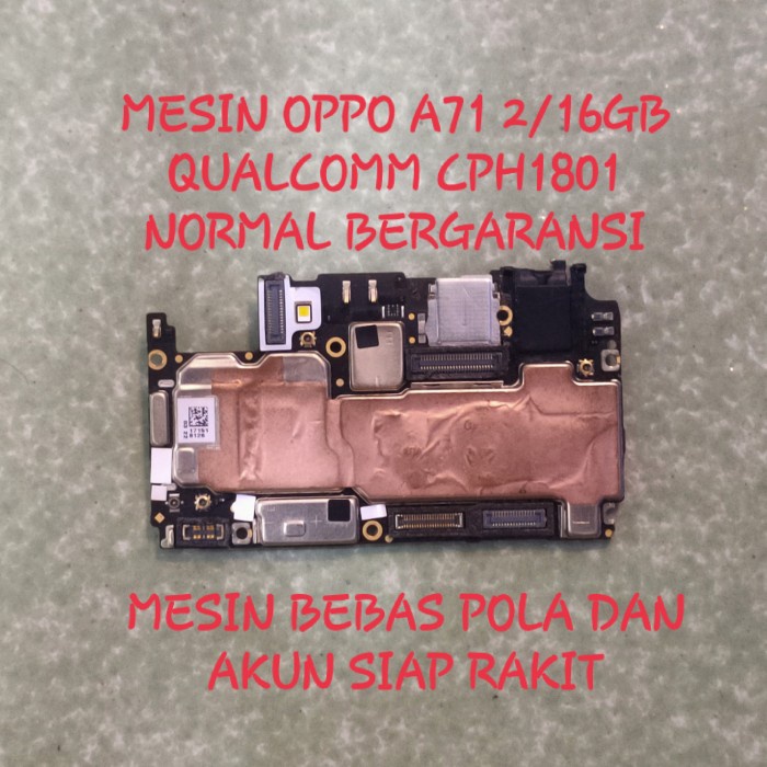 Jual MESIN OPPO A71 2/16GB NORMAL MESIN OPPO CPH1801 NORMAL MESIN OPPO ...