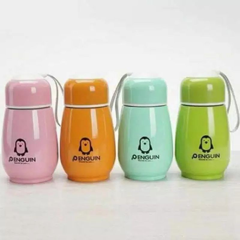 Jual TERMOS STAINLESS MINI PENGUIN 300 ML | Shopee Indonesia