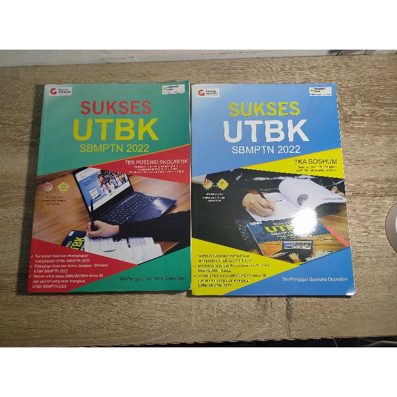 Jual Buku Preloved Sukses UTBK SBMPTN 2022 TPS TKA Ganesha Operation BEKAS | Shopee Indonesia