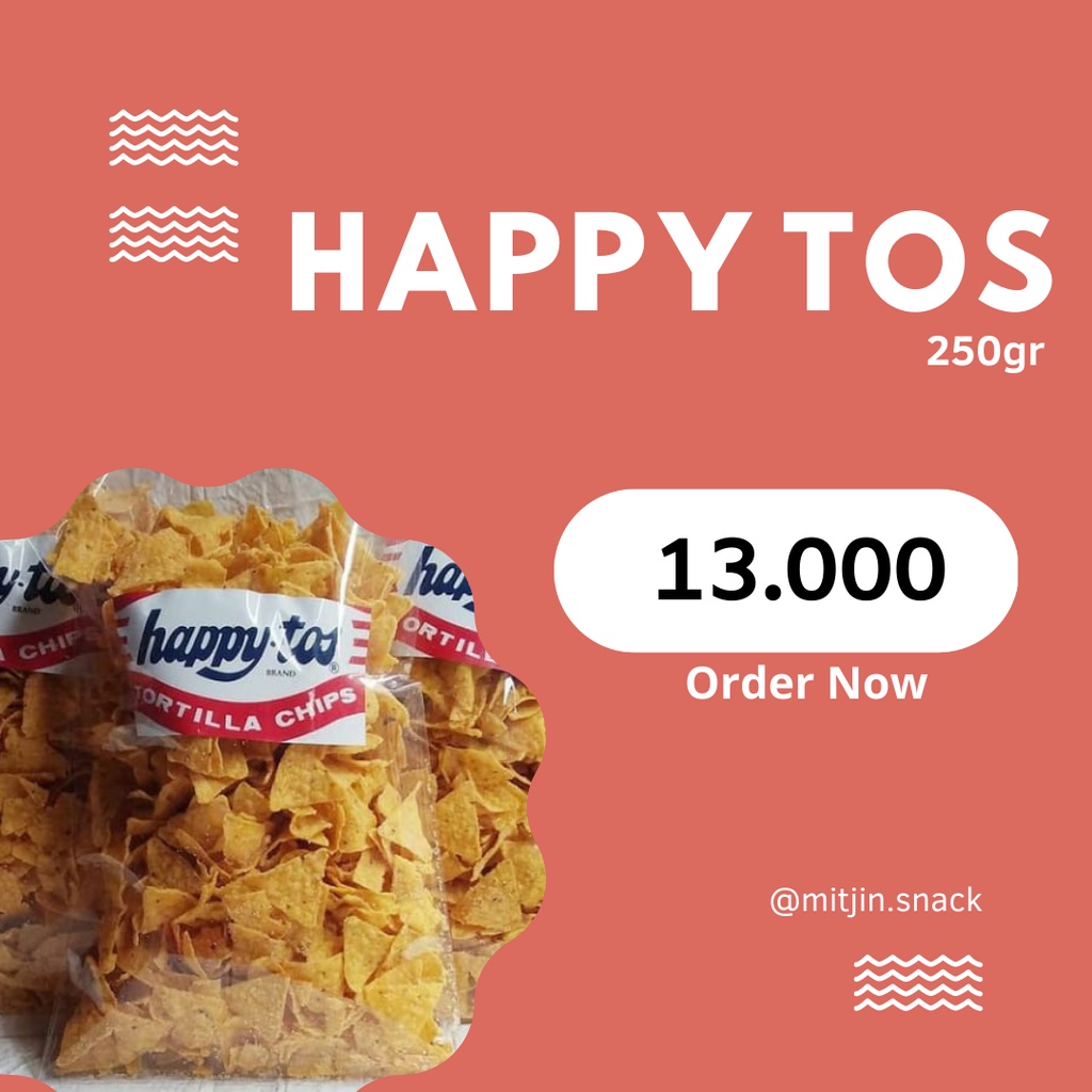 Jual Happy Tos Ori Snack | Shopee Indonesia