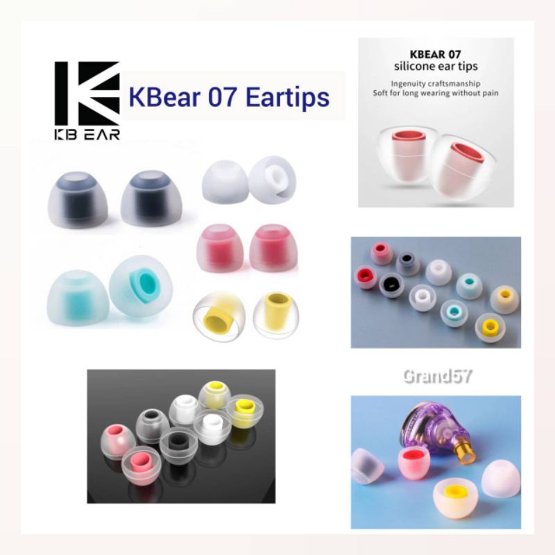Jual Kbear 07 TRI Eartips Earbuds Silicone Eartip Silicon Earplug Cover ...