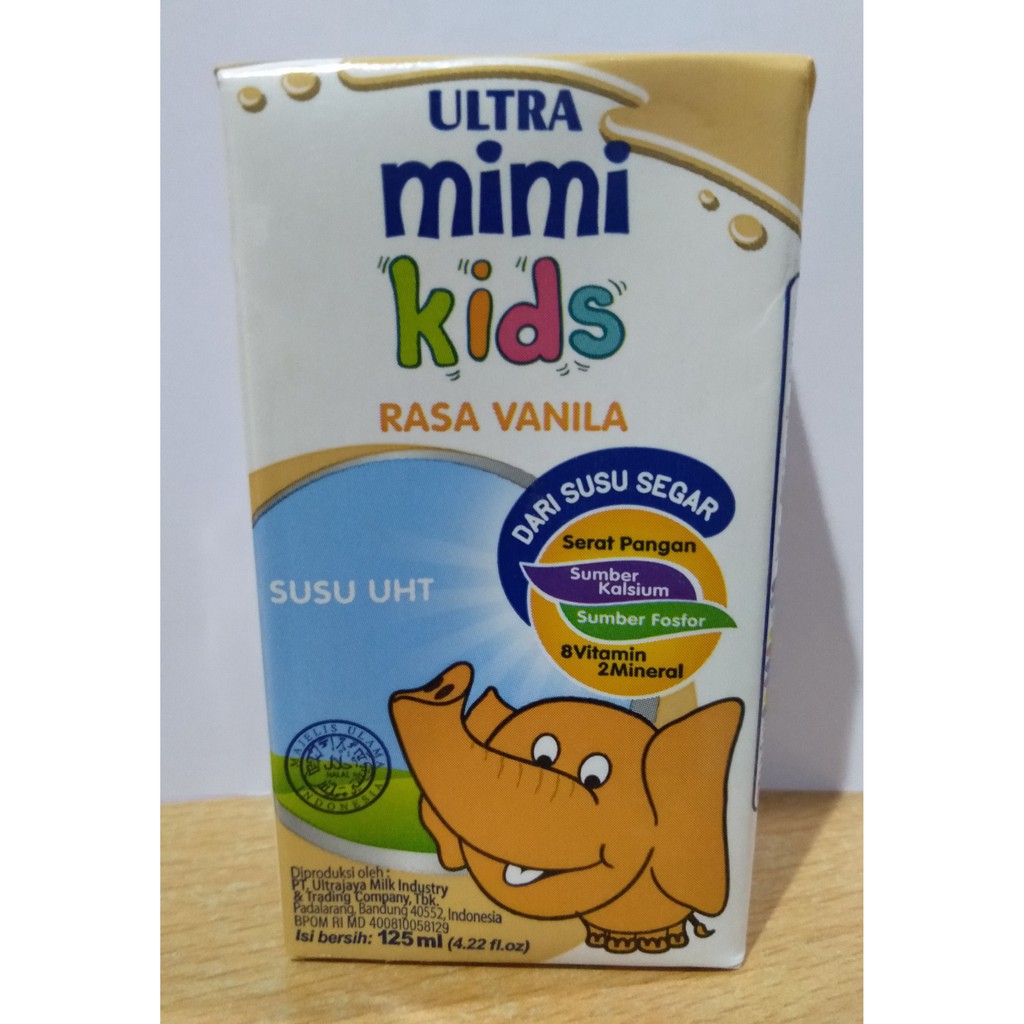 Jual Susu UHT Ultra Mimi Vanila 40 pcs @125 ml | Shopee Indonesia