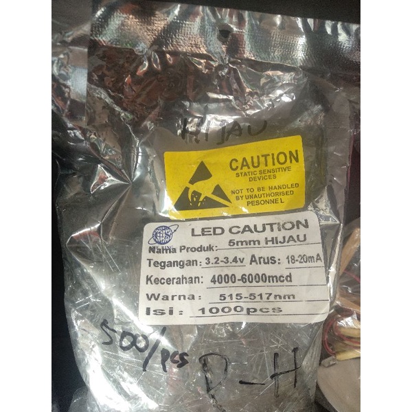 Jual LAMPU LED Arus DC / LAMPU CABE HIJAU | Shopee Indonesia