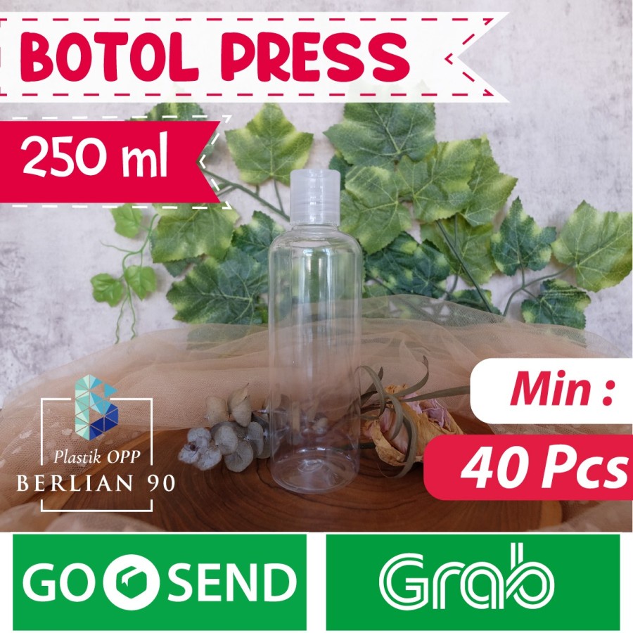 Jual Botol Presstop 250 ml BARU / Botol Press On 100ml / Botol Pushon ... Jual Botol Presstop 250 ml BARU / Botol Press On 100ml / Botol Pushon ...