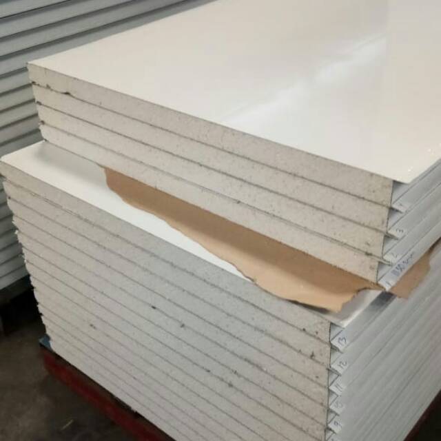 Jual Dinding/Atap Sandwich panel Eps/rockwoll. Indonesia|Shopee Indonesia