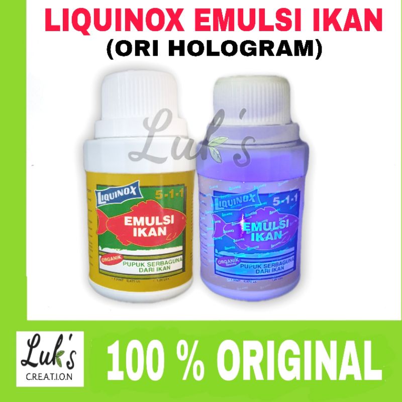 Jual Liquinox Fish Emulsion EMULSI IKAN 100 ml ORI HOLOGRAM pupuk ...