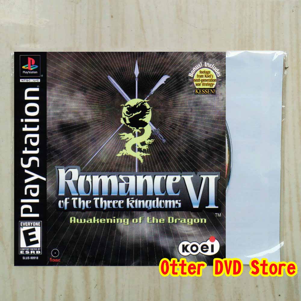 Jual Kaset CD Game Ps1 Ps 1 Romance of the Three Kingdoms 6 - Awakening ...