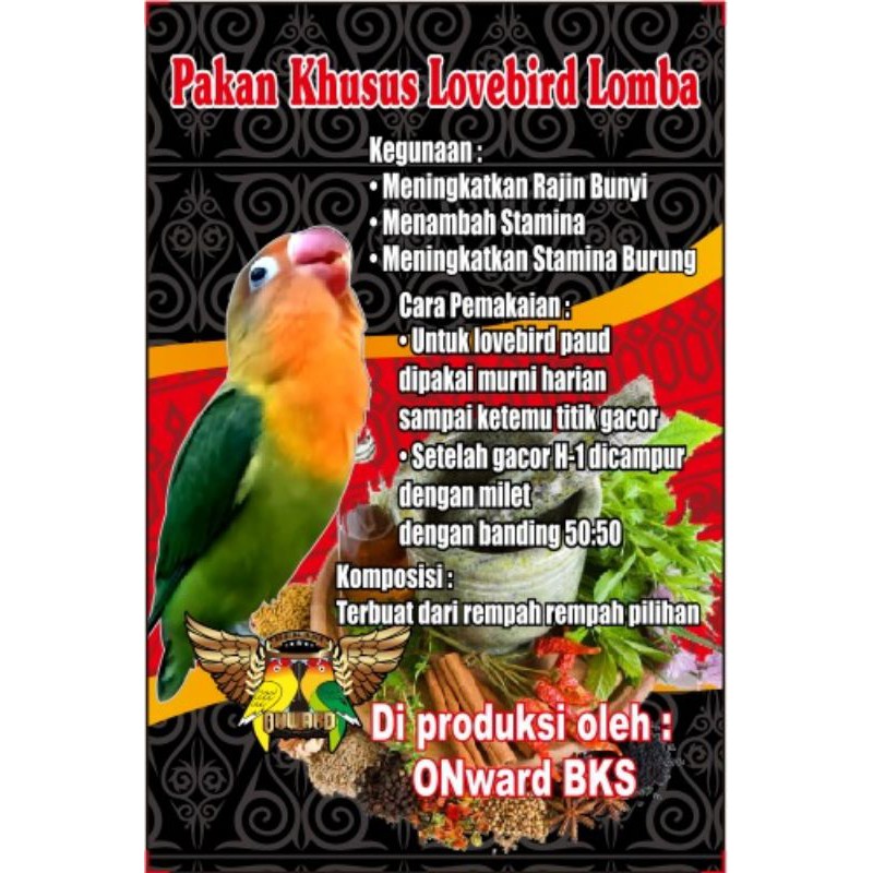 Jual stiker label pakan | Shopee Indonesia