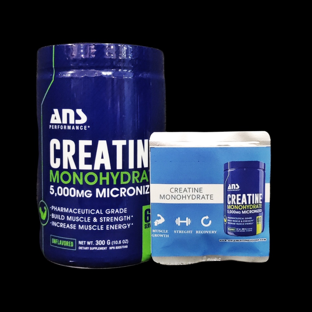 Jual ANS Creatine Monohydrate 5000mg 1 Servings Trial Pack | Shopee ...