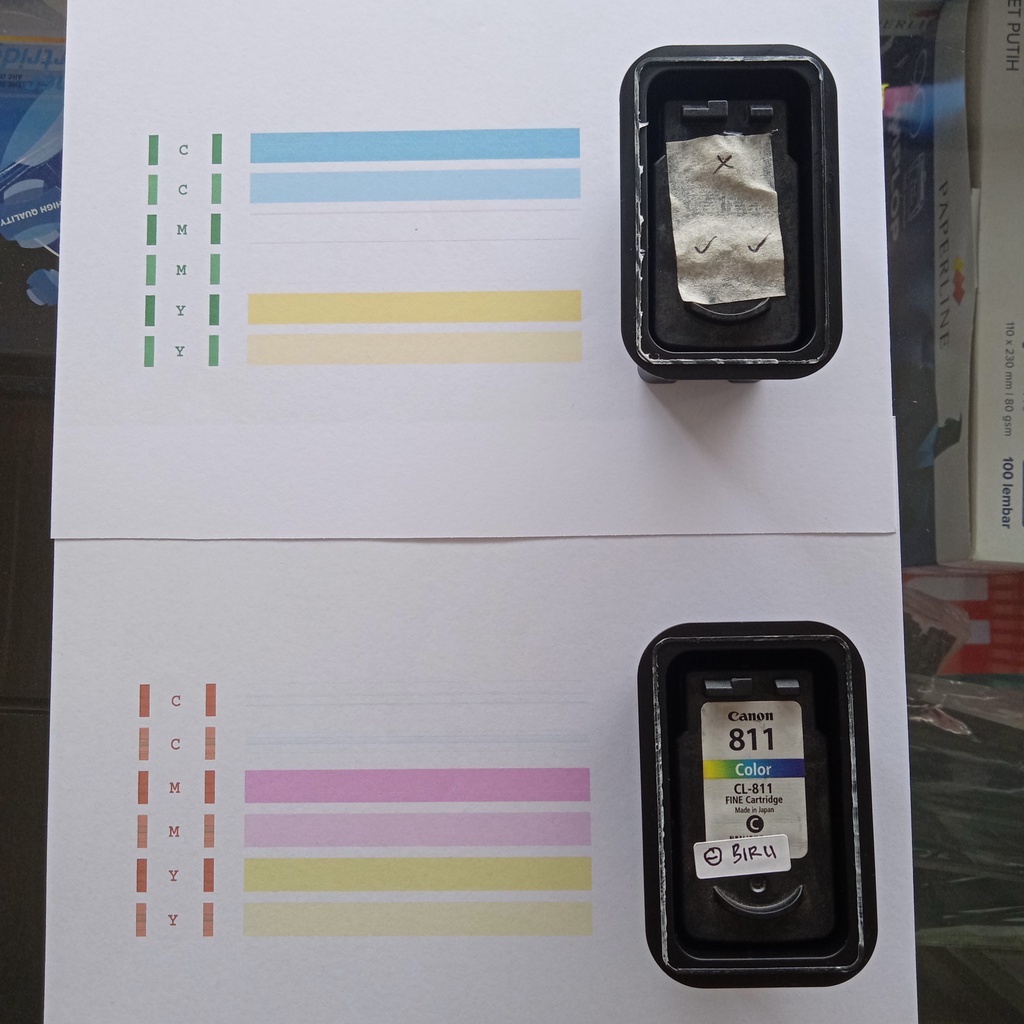 Jual Cartridge Canon CL-811 Bekas - Minusan - Tinta 2 Warna | Shopee ...