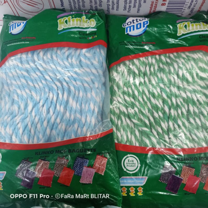 Jual PEL LANTAI KLINKO COTTON MOP REFFILL | Shopee Indonesia