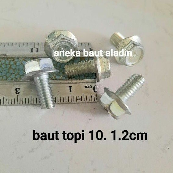 Jual baut topi 10. 1.2cm isi 5pcs | Shopee Indonesia
