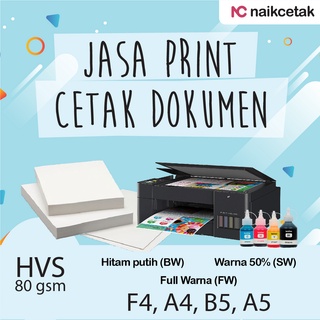 Jual PRINT & CETAK DOKUMEN HVS A4 F4 A5 B5 WARNA HITAM PUTIH | Shopee Indonesia