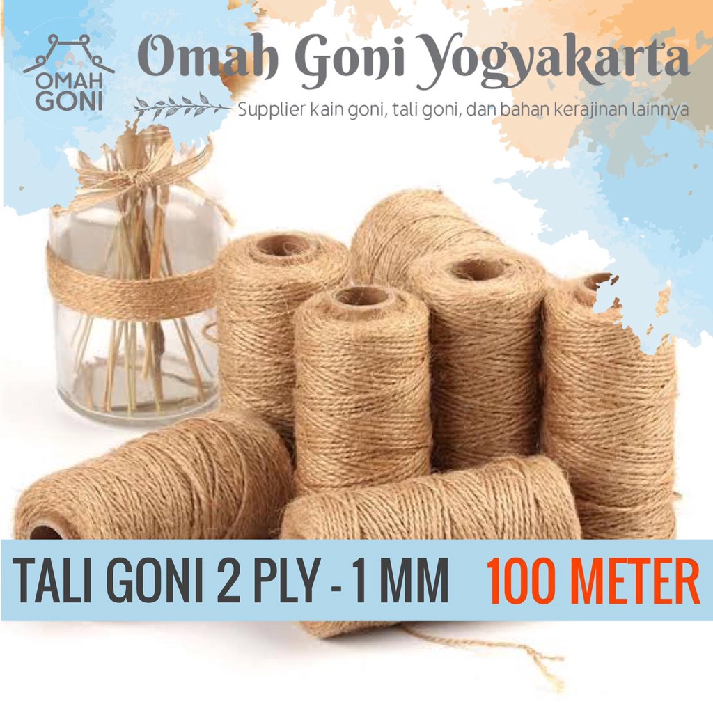 Jual Tali Goni 2 Ply 100 Meter - Tali Kerajinan Tangan - Tali Souvenir ...