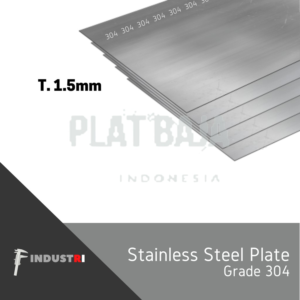 Plat Stainless 1.5mm | Stainless Steel Plate ukuran custom | Shopee ...
