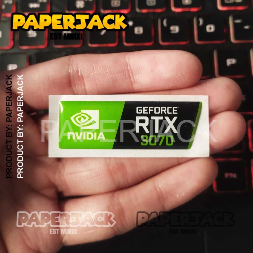 Jual STIKER TIMBUL LAPTOP PC VGA GEFORCE RTX 3070 EMBLEM RESIN 3D ...