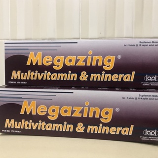 Jual Megazing Multivitamin Lengkap Meningkatkan Daya Tahan Tubuh ...