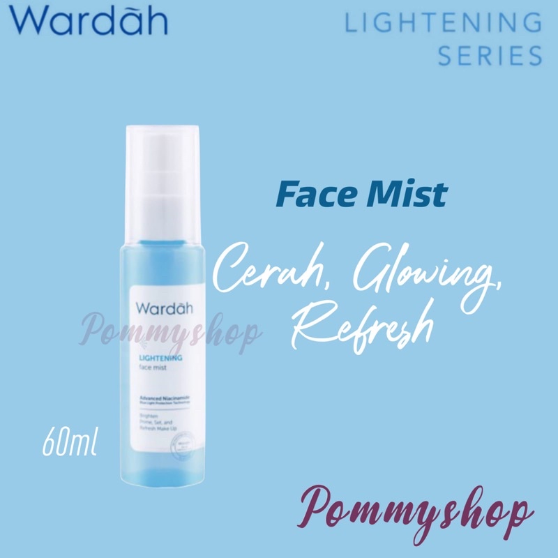 Jual Wardah Lightening Face Mist 60ml | Setting Spray | Shopee Indonesia