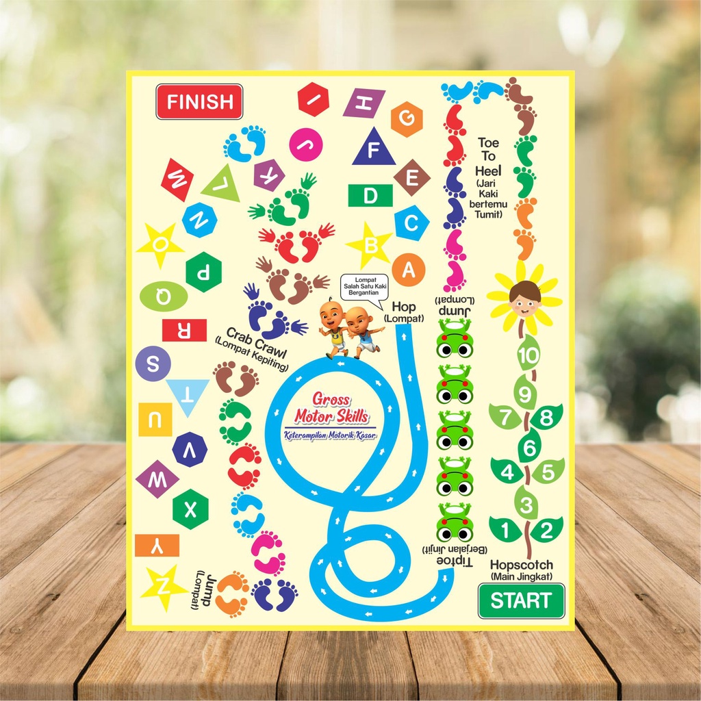 Jual POLOS- Baner Karpet Bermain Anak Gross Motor Skill Playmat Mainan ...