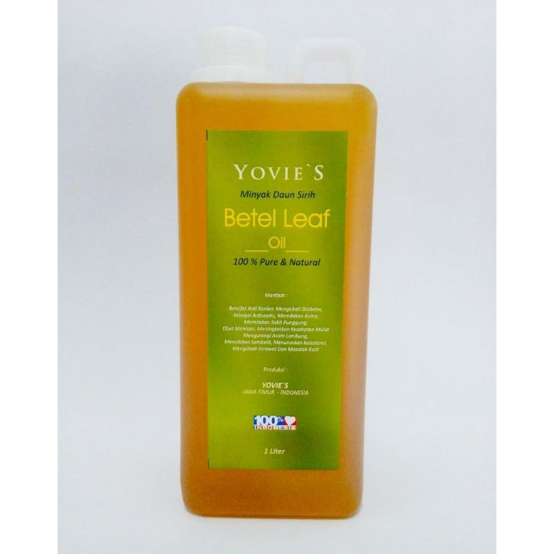 Jual Piper Betel Leaf Essential Oil - Minyak Daun Sirih Murni - 100% PURE Kemasan 1 liter ...