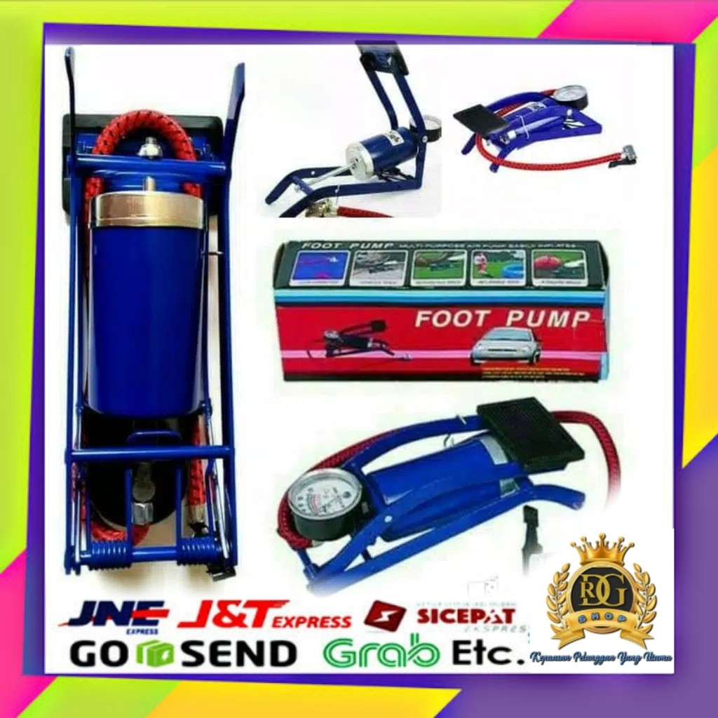 Jual Pompa Injak Ukuran Kecil / Foot Pump Multipurpose | Shopee Indonesia