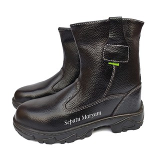 Jual Sepatu Kerja Lapangan Sepatu Safety Boots Sepatu Septi Ujung Besi ...