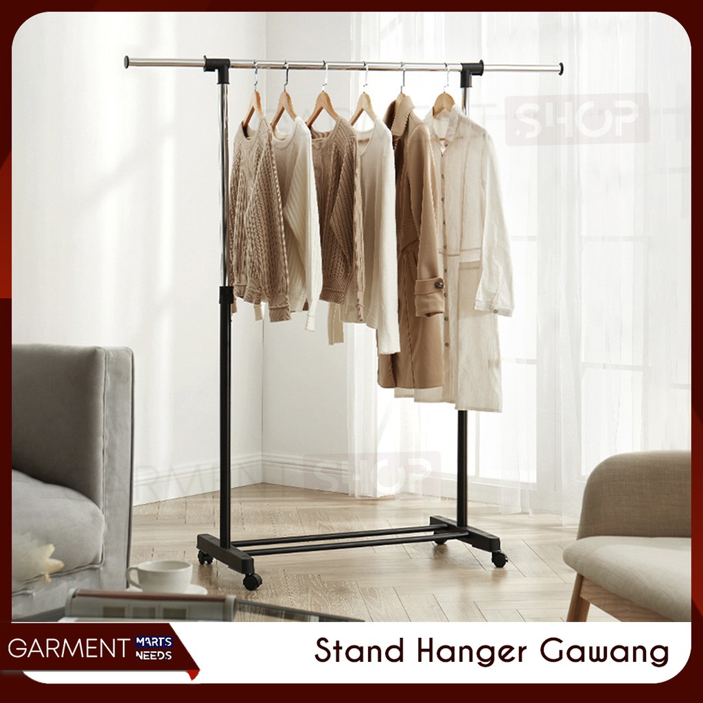 Jual Stand Hanger Single Rak Gawang Gawangan Jemuran Serbaguna ...