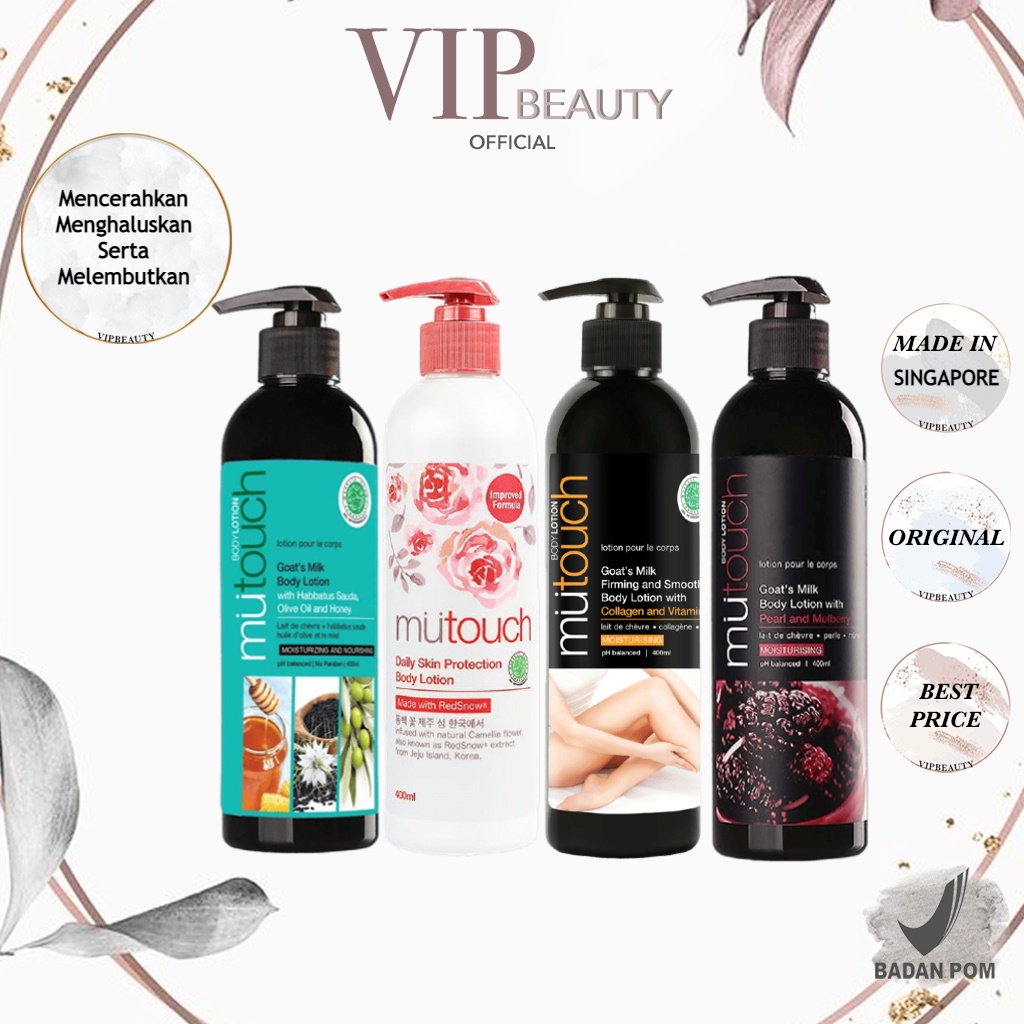 Jual MUTOUCH Goat's Milk Body Lotion 400ml | Shopee Indonesia