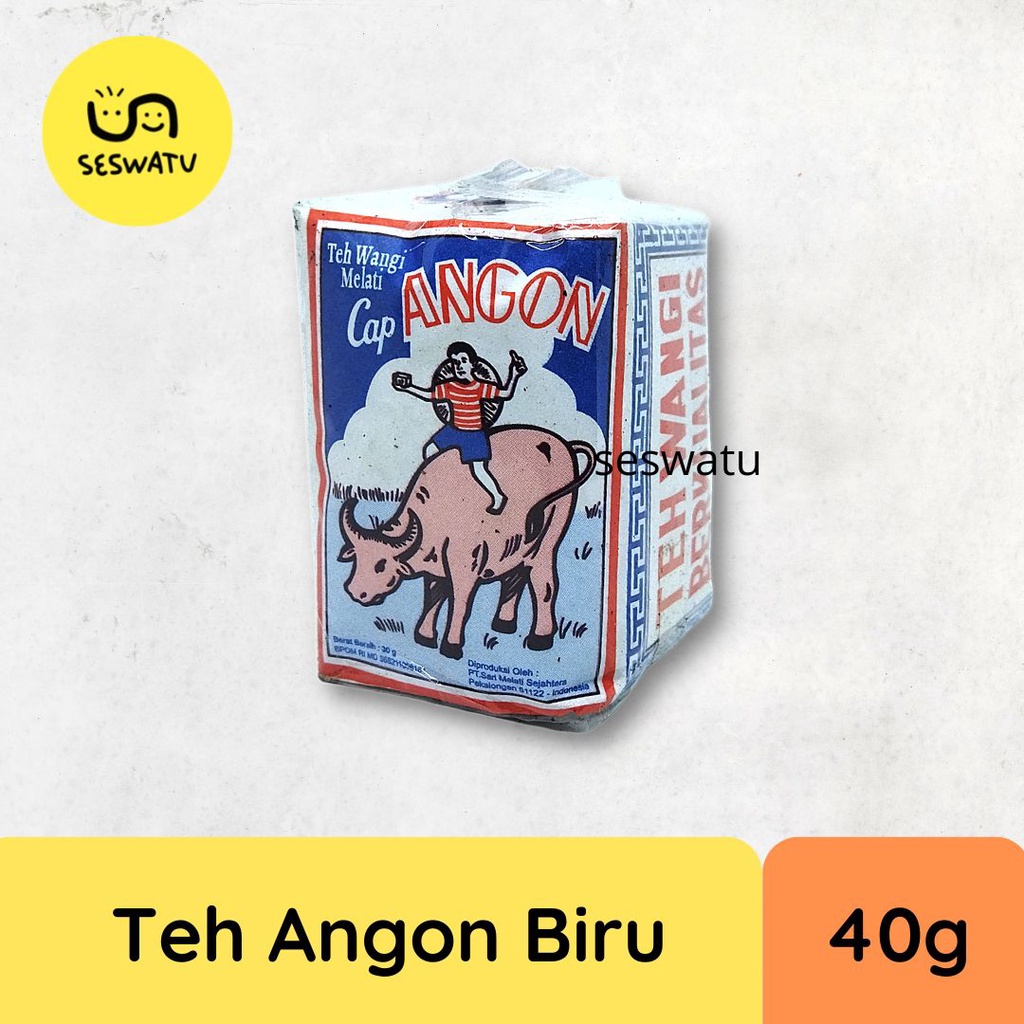 Jual Teh Cap Angon Biru - 40gr / Teh Lokal Tubruk Bubuk Wangi Lokal ...