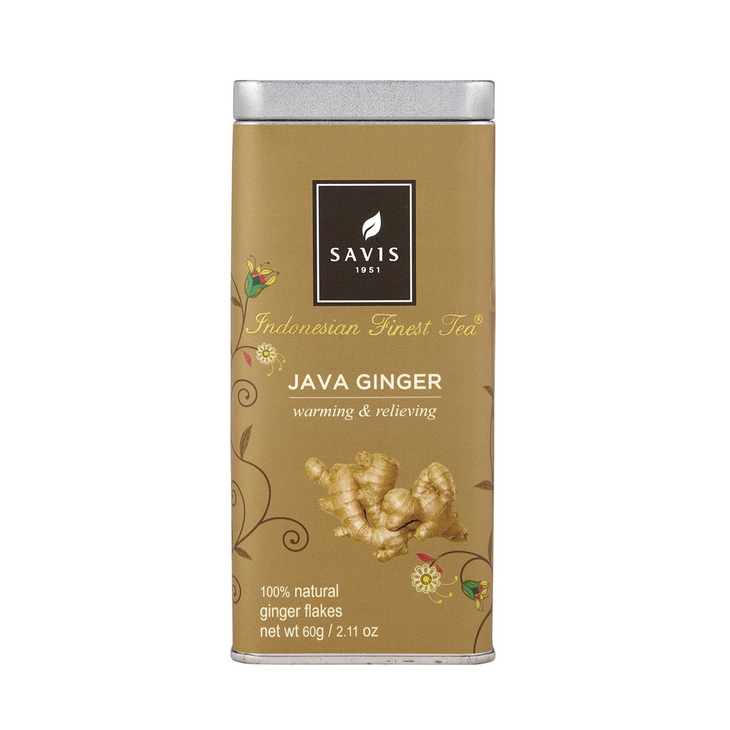 Jual Savis - Teh Premium Java Ginger in Tin Can 60g Premium Tea ...