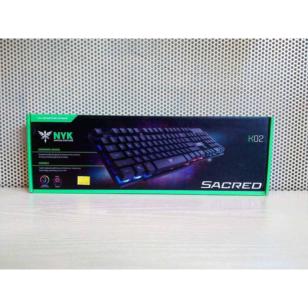 Jual NYK NEMESIS BACKLIGHT GAMING KEYBOARD SACRED K02 | Shopee Indonesia
