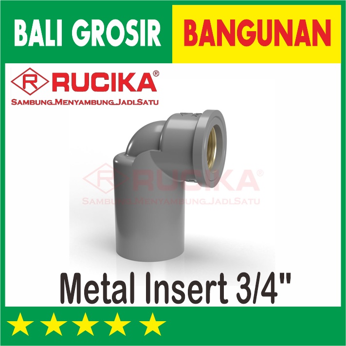 Jual 3/4" KDD KNEE KENI L DRAT DALAM KUNINGAN FITTING PIPA RUCIKA | Shopee Indonesia