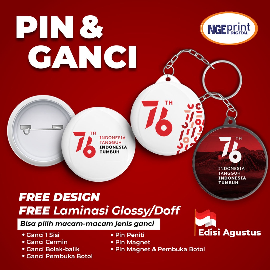 Jual PIN CUSTOM / GANCI PIN GANTUNGAN KUNCI CUSTOM / GANCI CERMIN ...