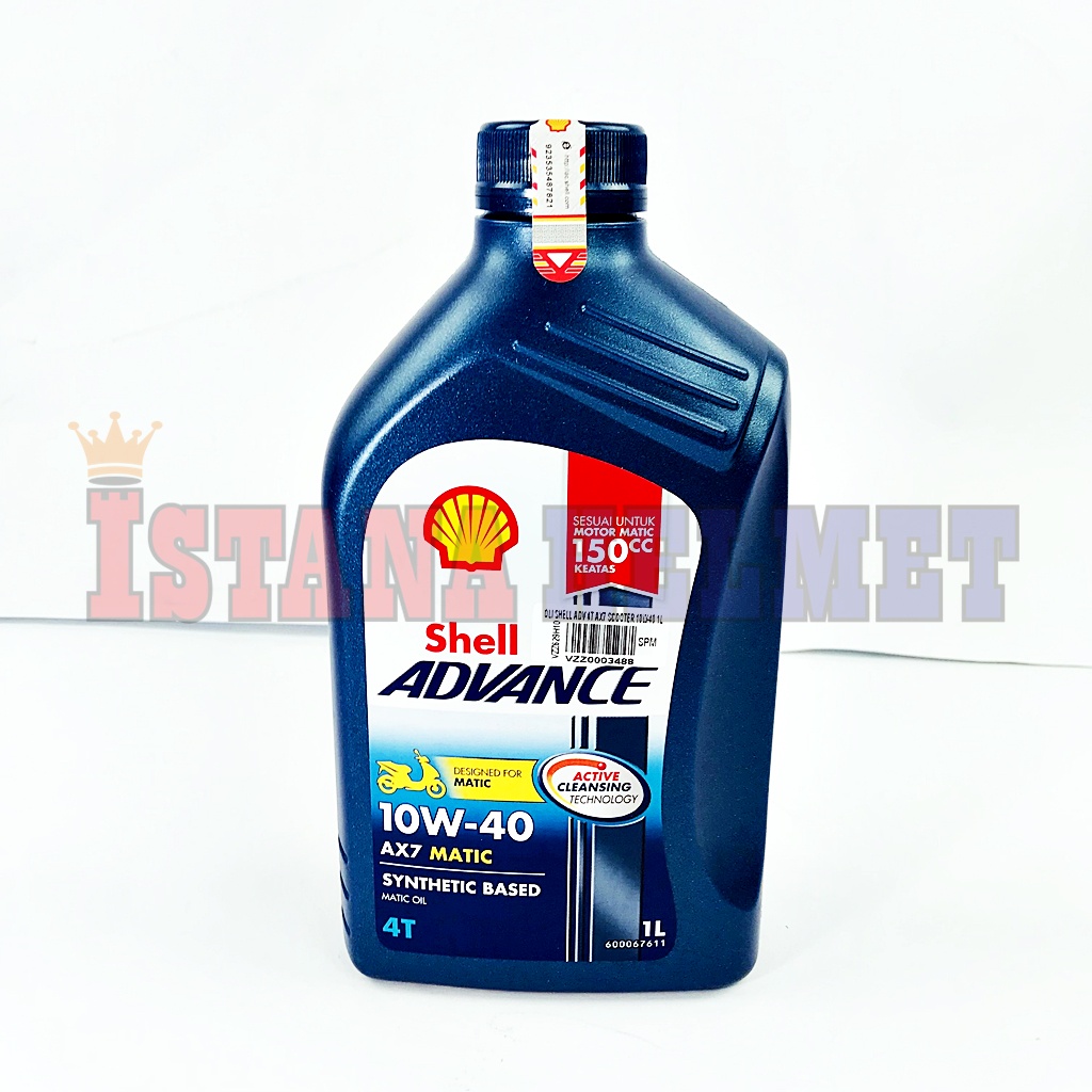 Jual OLI SHELL ADVANCE 4T AX7 MATIC SCOOTER 10W-40 1L ORIGINAL SHELL | Shopee Indonesia