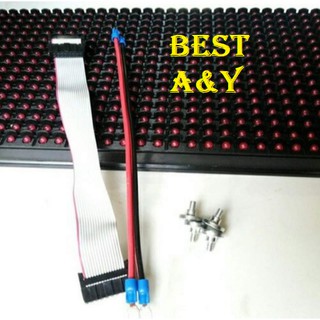 Jual LED Modul DIP P10 32X16 Running Text Panel P10 FULL Outdoor Red ...
